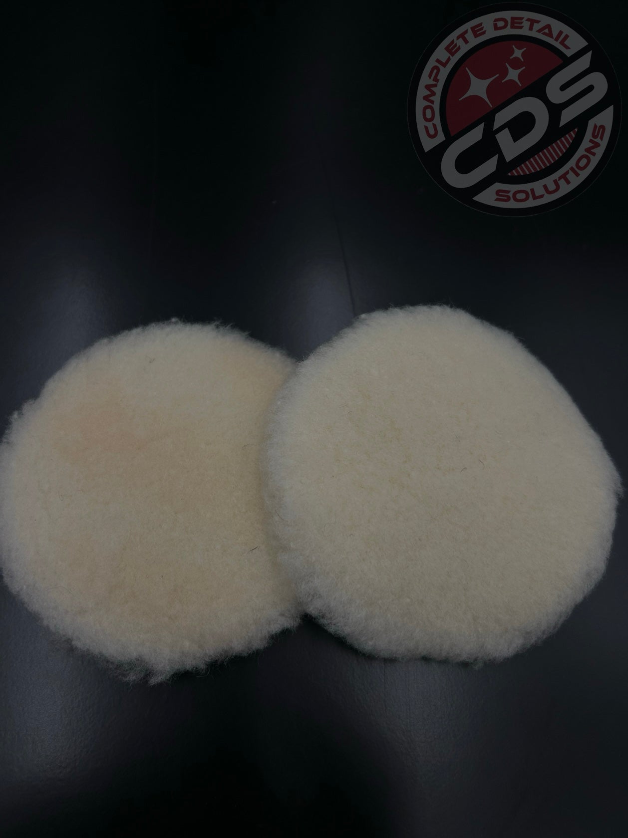 Buff and Shine- 100% Knitted Wool, No Twist 3 Inch Pad- 2 pack- 3KWC ...