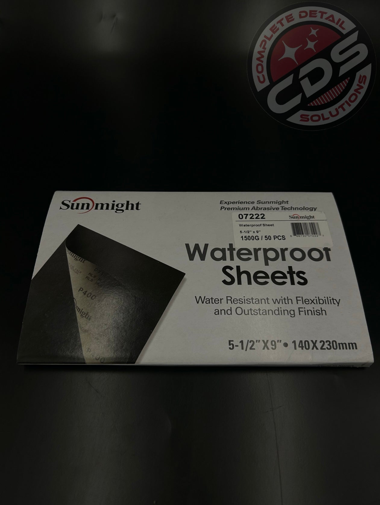 Sunmight- 50 Waterproof 1500 Grit Sand Paper- 5.5x9- 7222 – Complete ...