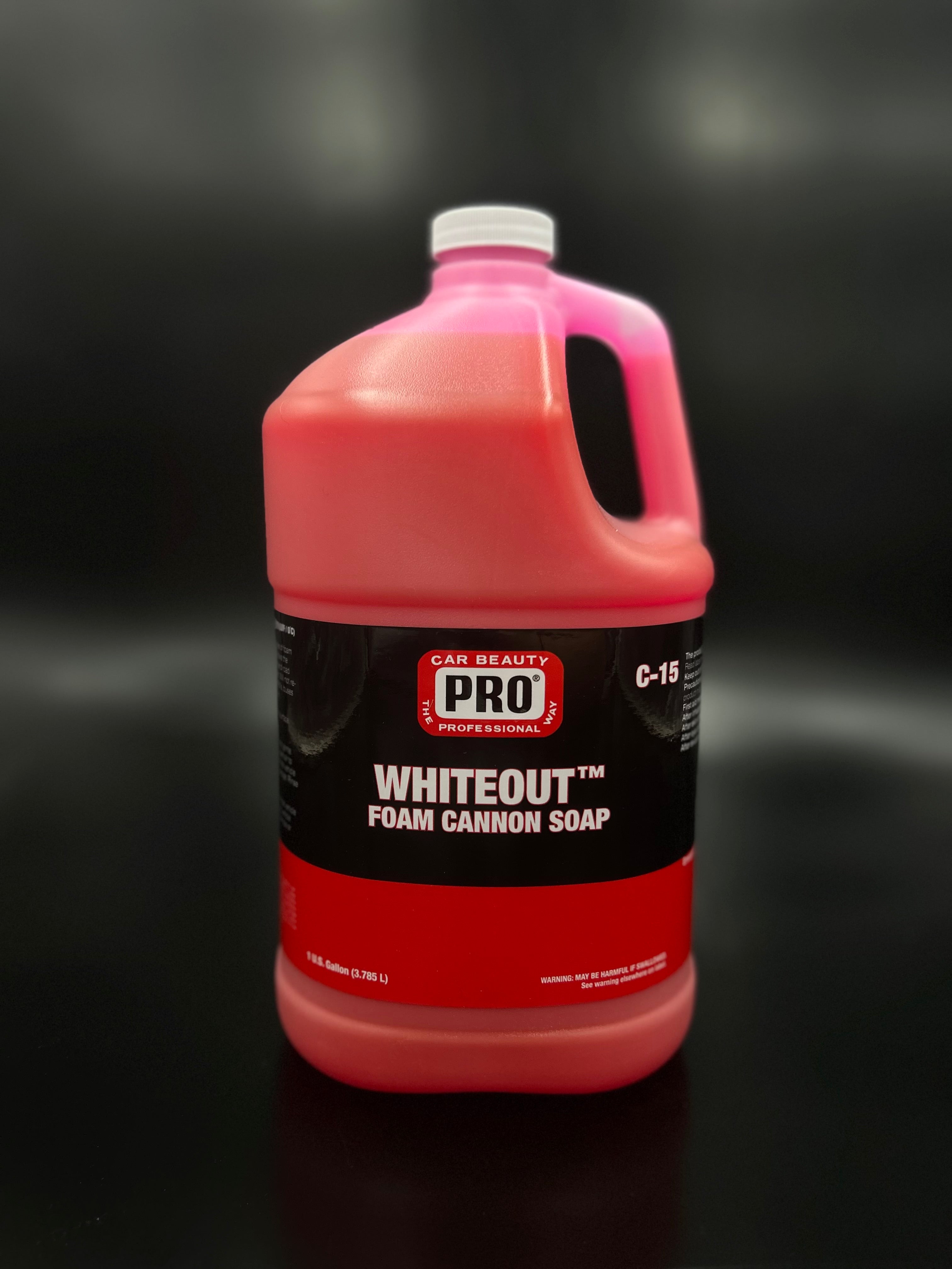Pro -Whiteout Foam Cannon Soap - C-15 – Complete Detail Solutions