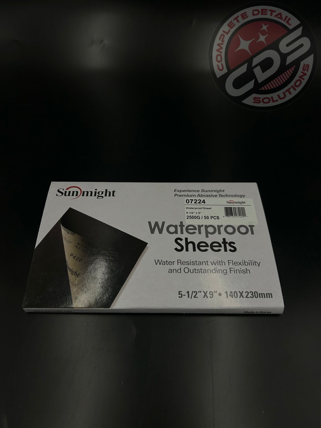 Sunmight- 50 Waterproof 2500 Grit Sand Peper- 5.5x9"-7224 – Complete ...