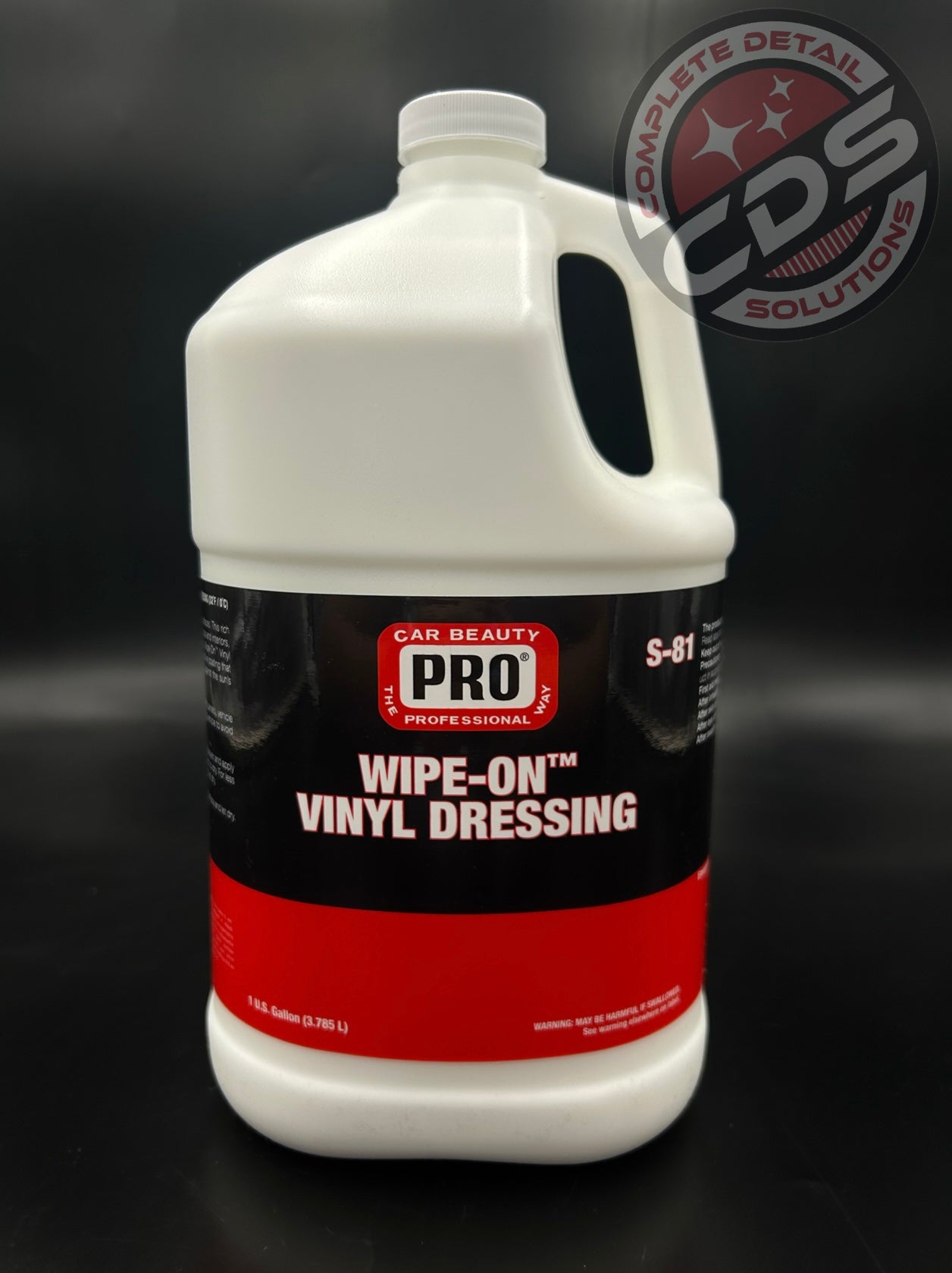 Pro- Wipe On Vinyl Dressing- S-81 – Complete Detail Solutions